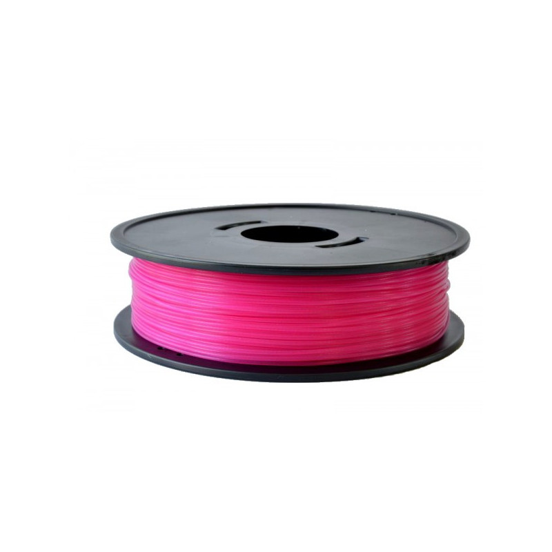 PETG pink translucent 3D filament Arianeplast made in France 1.75m